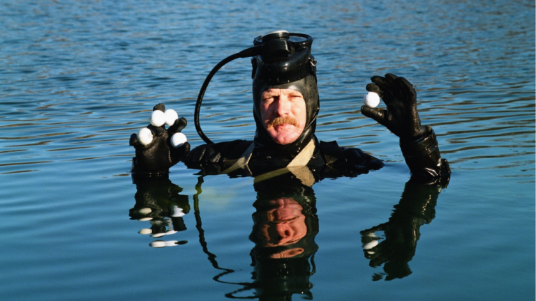 Earn up to £77,000 per year as a Golf Ball Diver